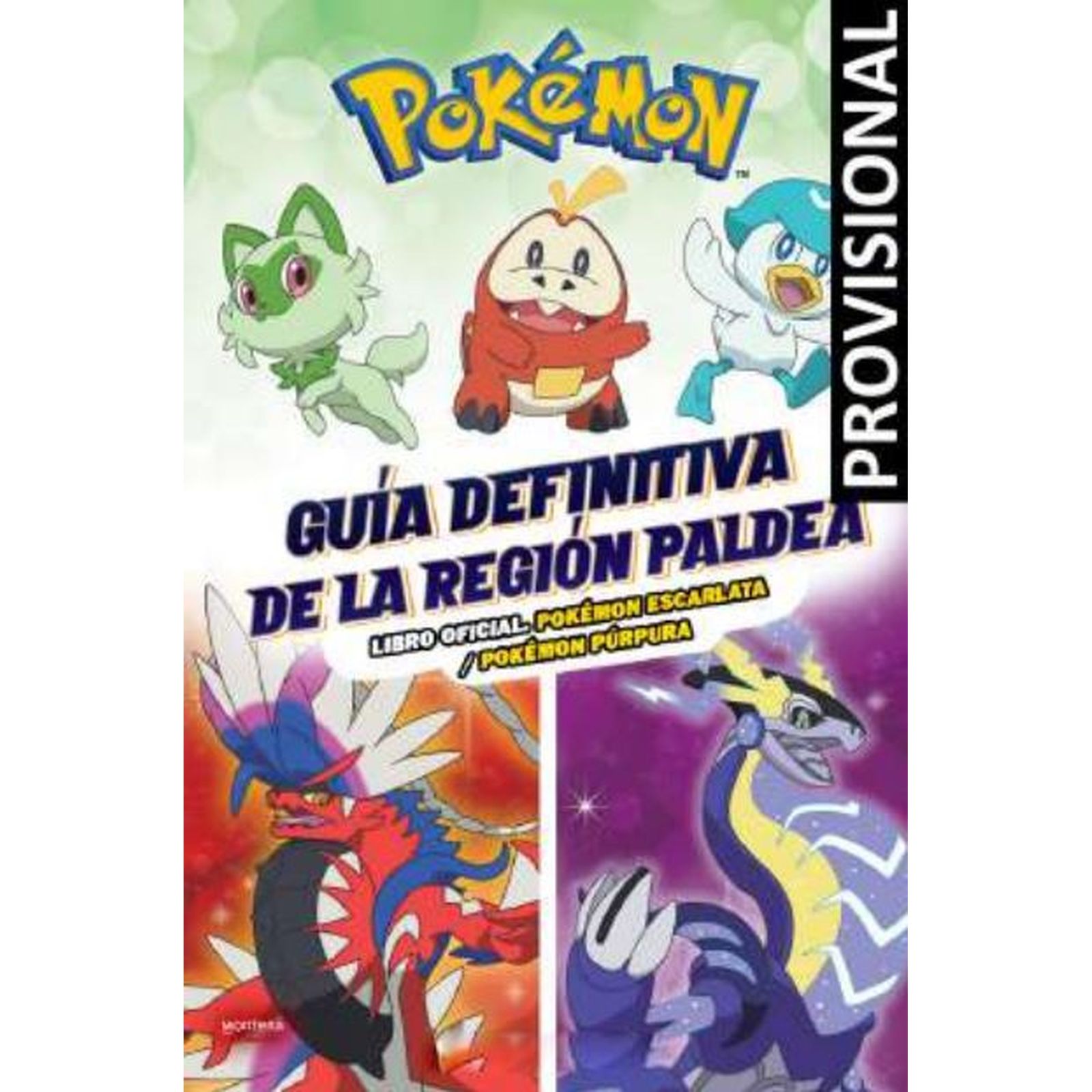 GUIA DEFINITIVA DE LA REGION PALDEA. LIBRO OFICIAL. POKEMON ESCARLATA ...