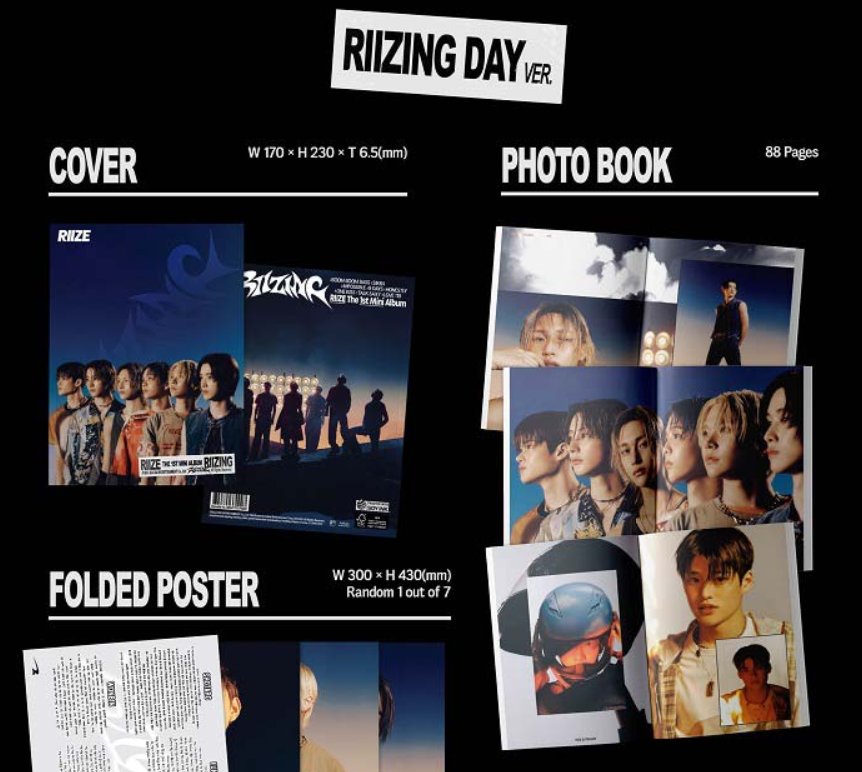 RIIZE The 1st Mini Album – RIIZING (Photo Book Ver.) - Comic-sería